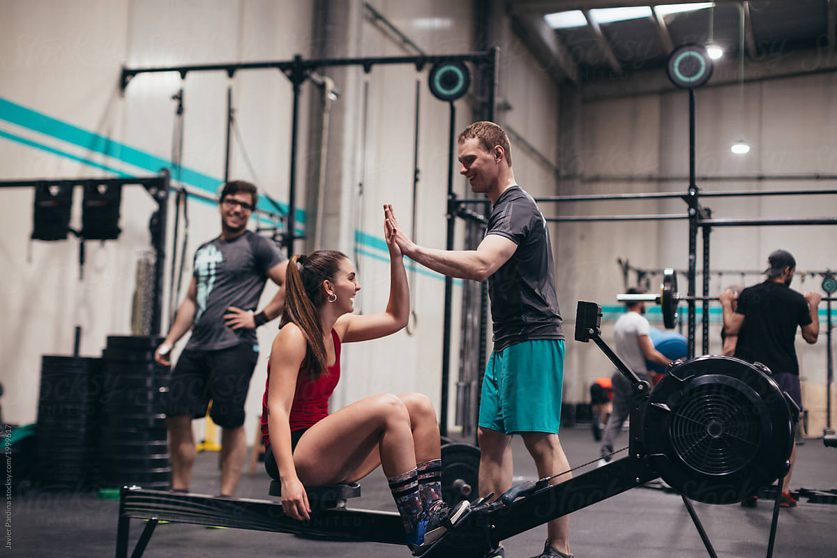 "Woman Training At Crossfit Gym" by Stocksy Contributor "Pardina Studio ...