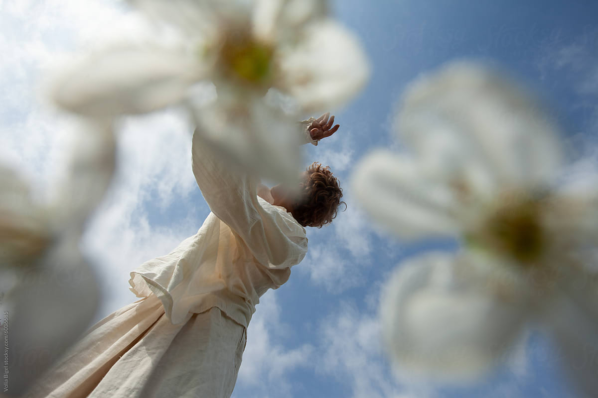 "Dance Among The White Flowers" by Stocksy Contributor "Volia Bigel ...