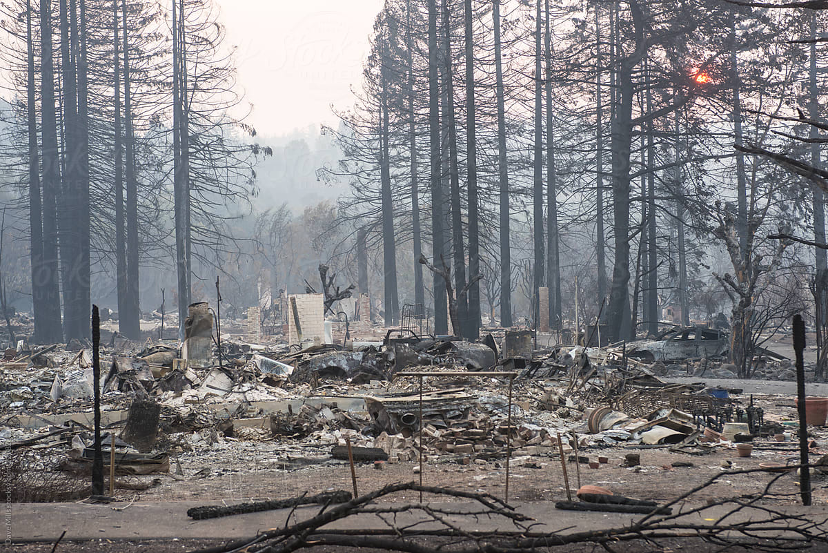 "Structure Fire" by Stocksy Contributor "Dave Mills" - Stocksy