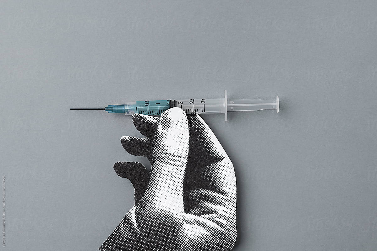 "Hand Holding A Vaccine" by Stocksy Contributor "CACTUS Creative Studio ...