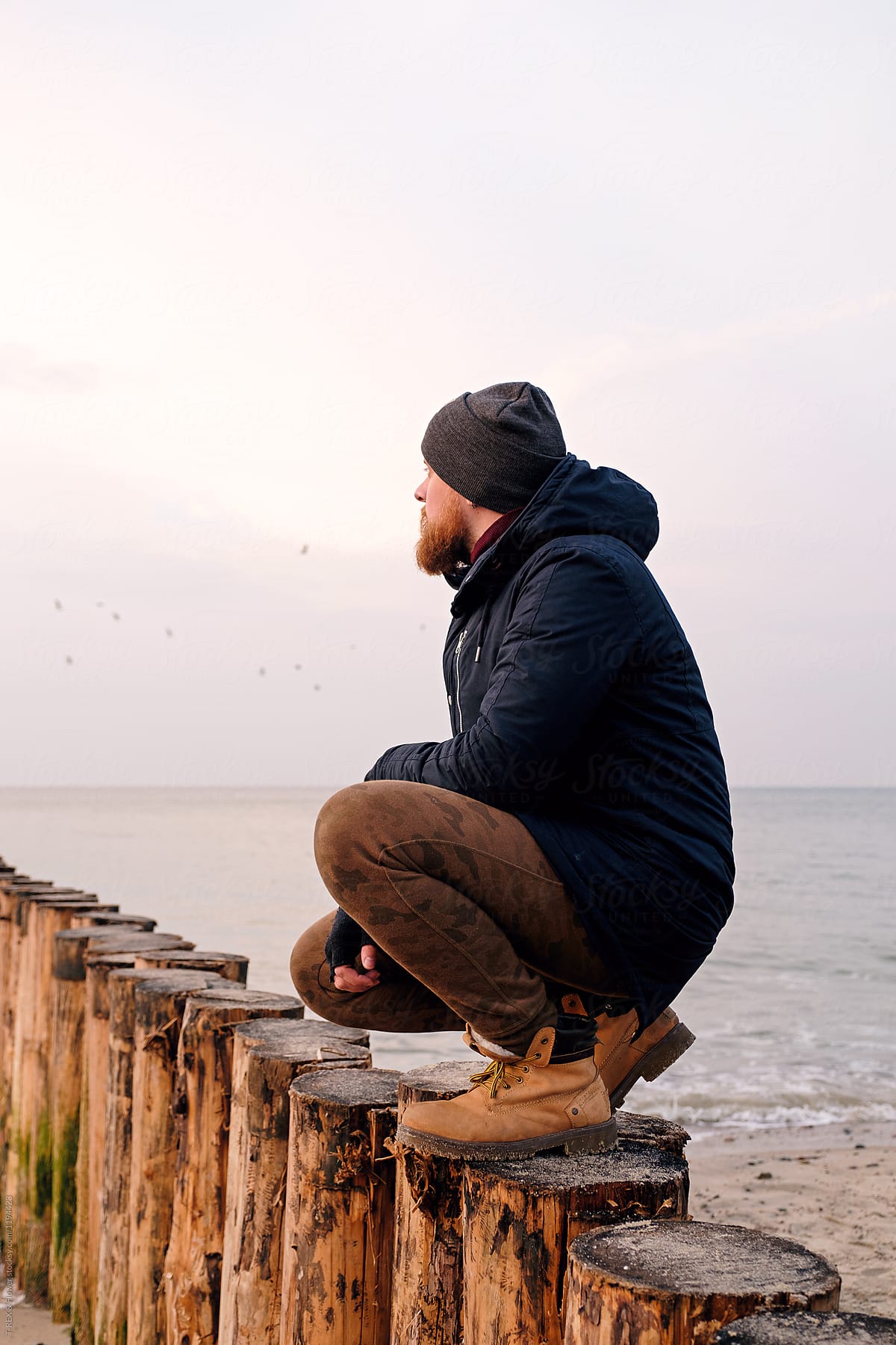 "Man Enjoying Sea View." by Stocksy Contributor "Danil Nevsky" - Stocksy