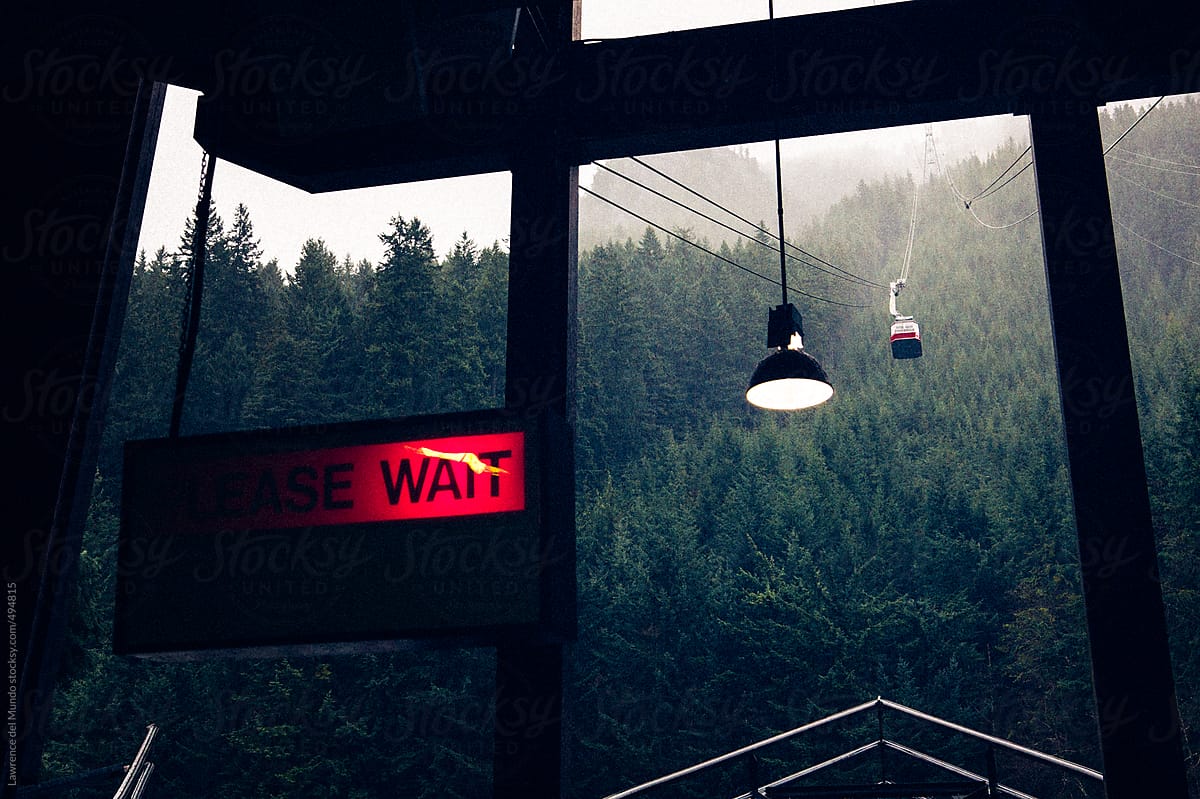 "Waiting For The Gondola Lift" by Stocksy Contributor "Lawrence Del ...