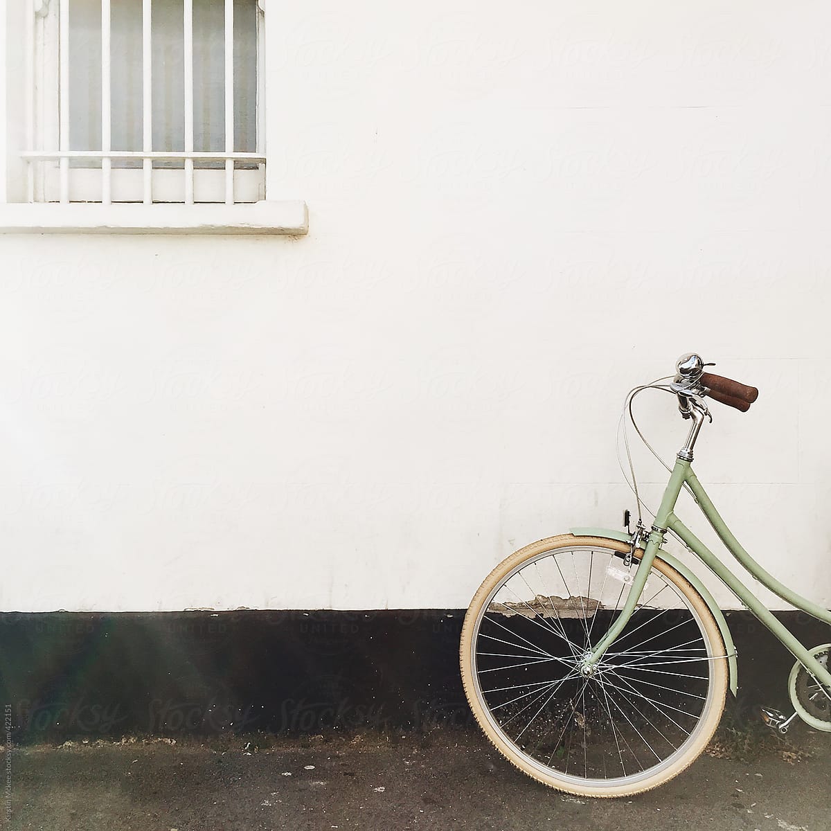 "Bicycle Against A White Wall" by Stocksy Contributor "Kirstin Mckee ...