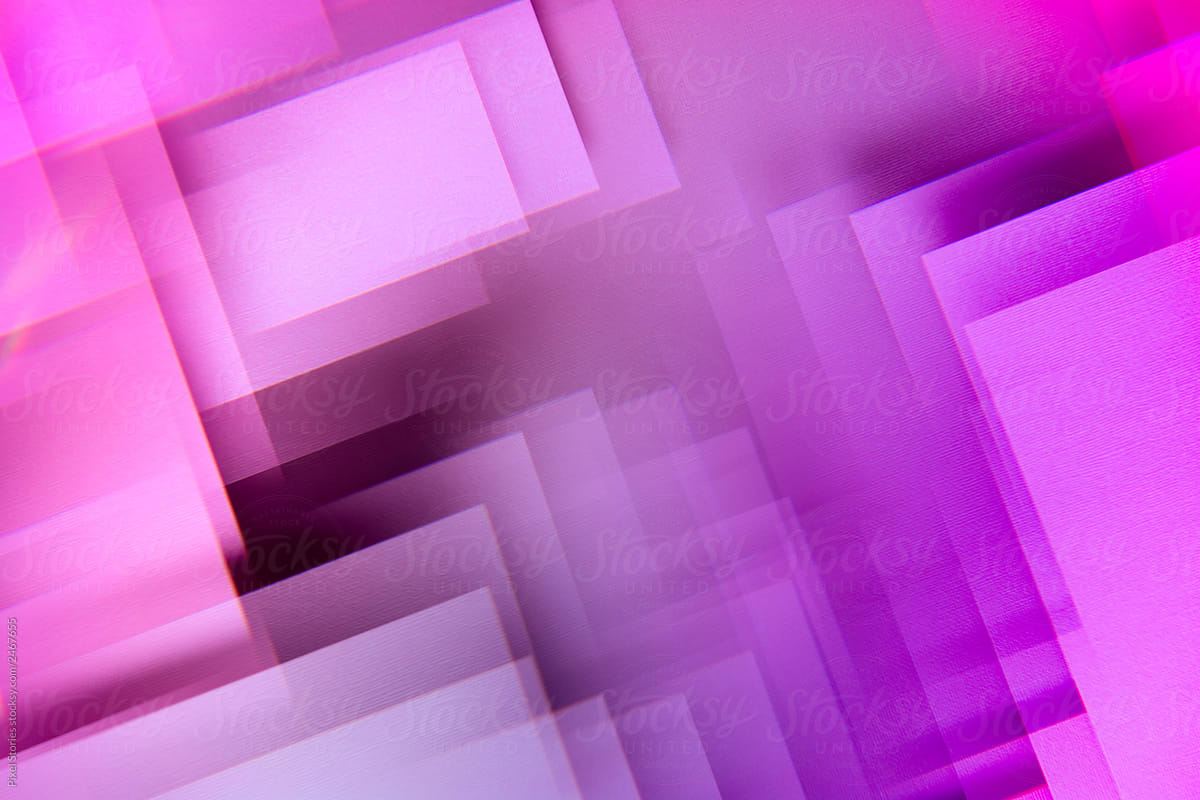 "Abstract Purple Geometric Shapes." by Stocksy Contributor "Sibila And ...