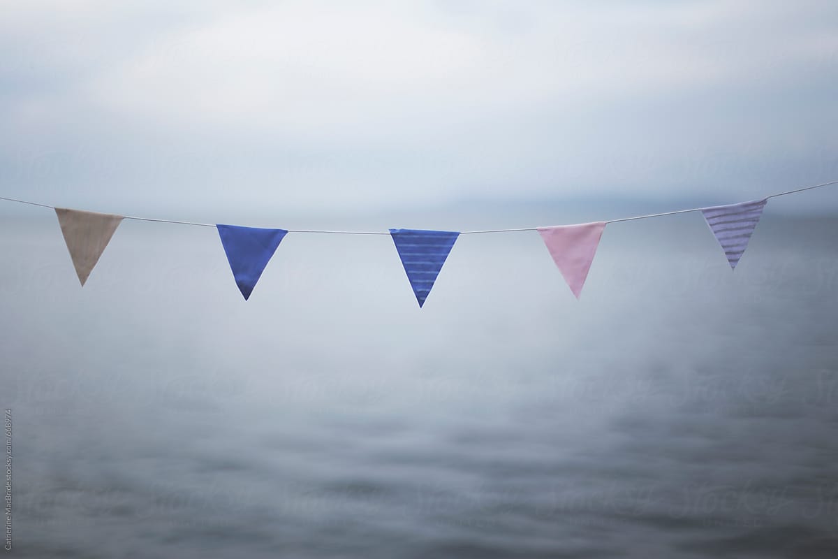 "Bunting By The Sea..." by Stocksy Contributor "Catherine MacBride ...