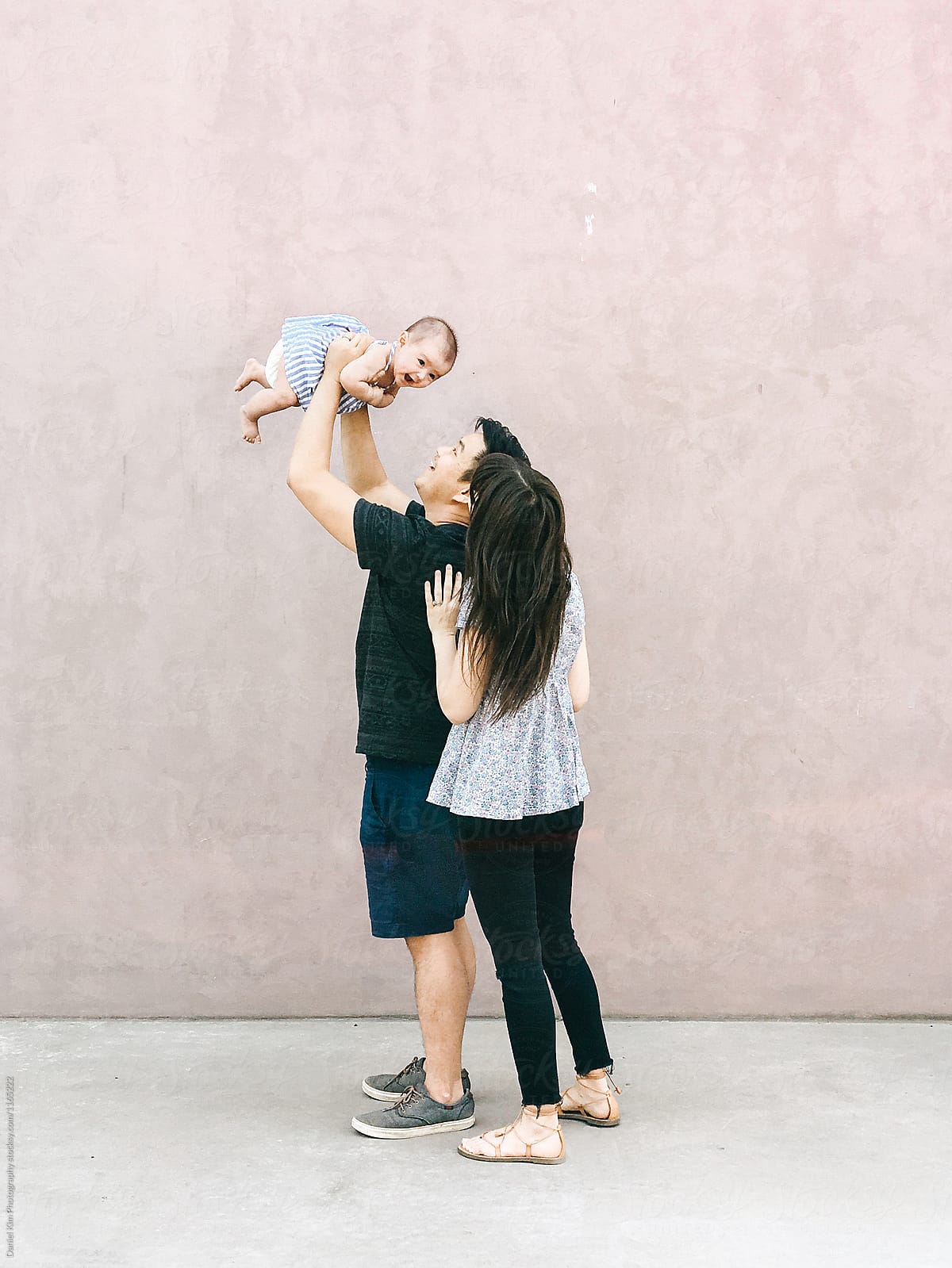 Young Parents With Baby