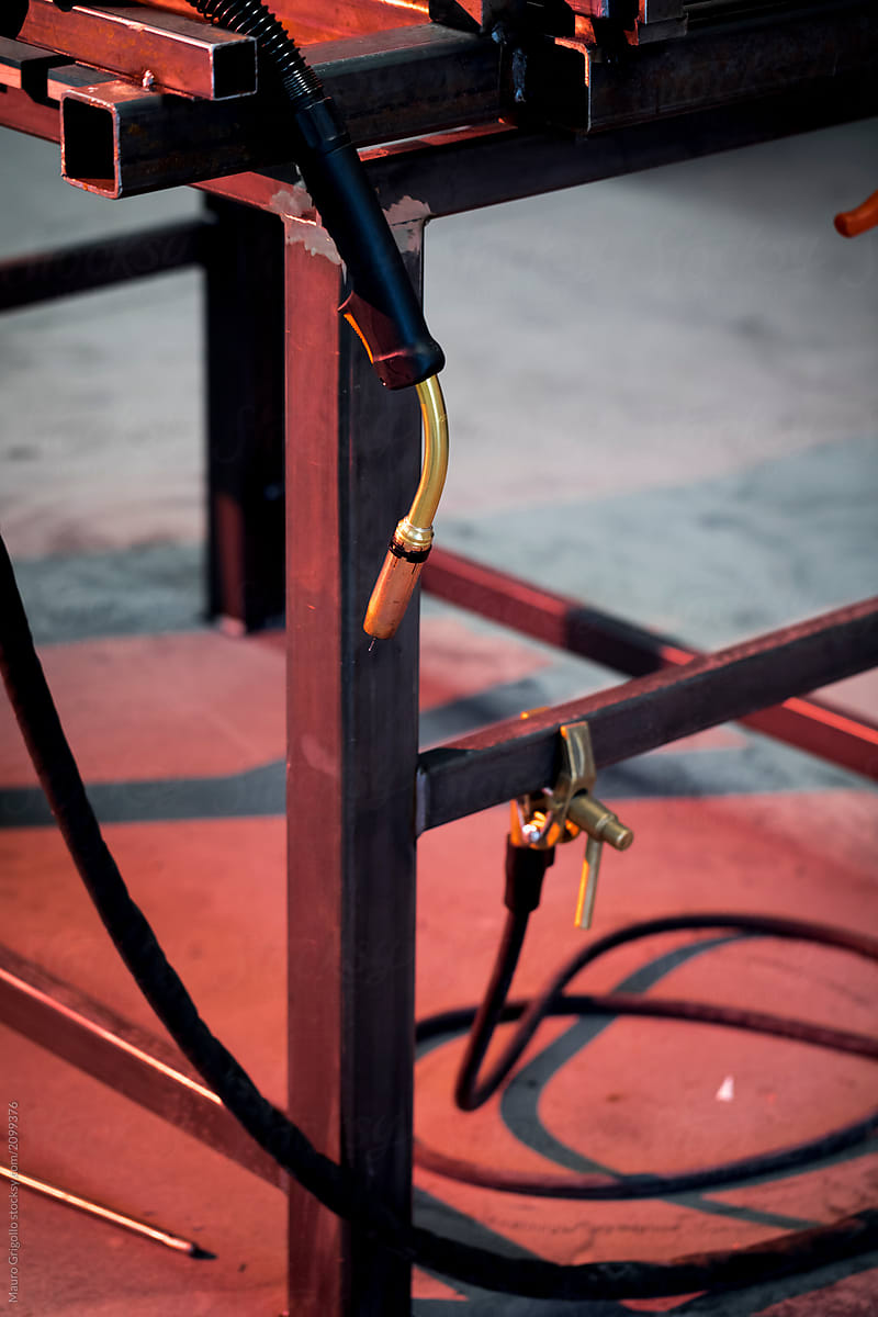 "Welder Work Tools" by Stocksy Contributor "Mauro Grigollo" - Stocksy