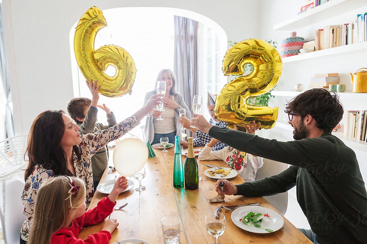 "Family Dining At Home." by Stocksy Contributor "BONNINSTUDIO " - Stocksy