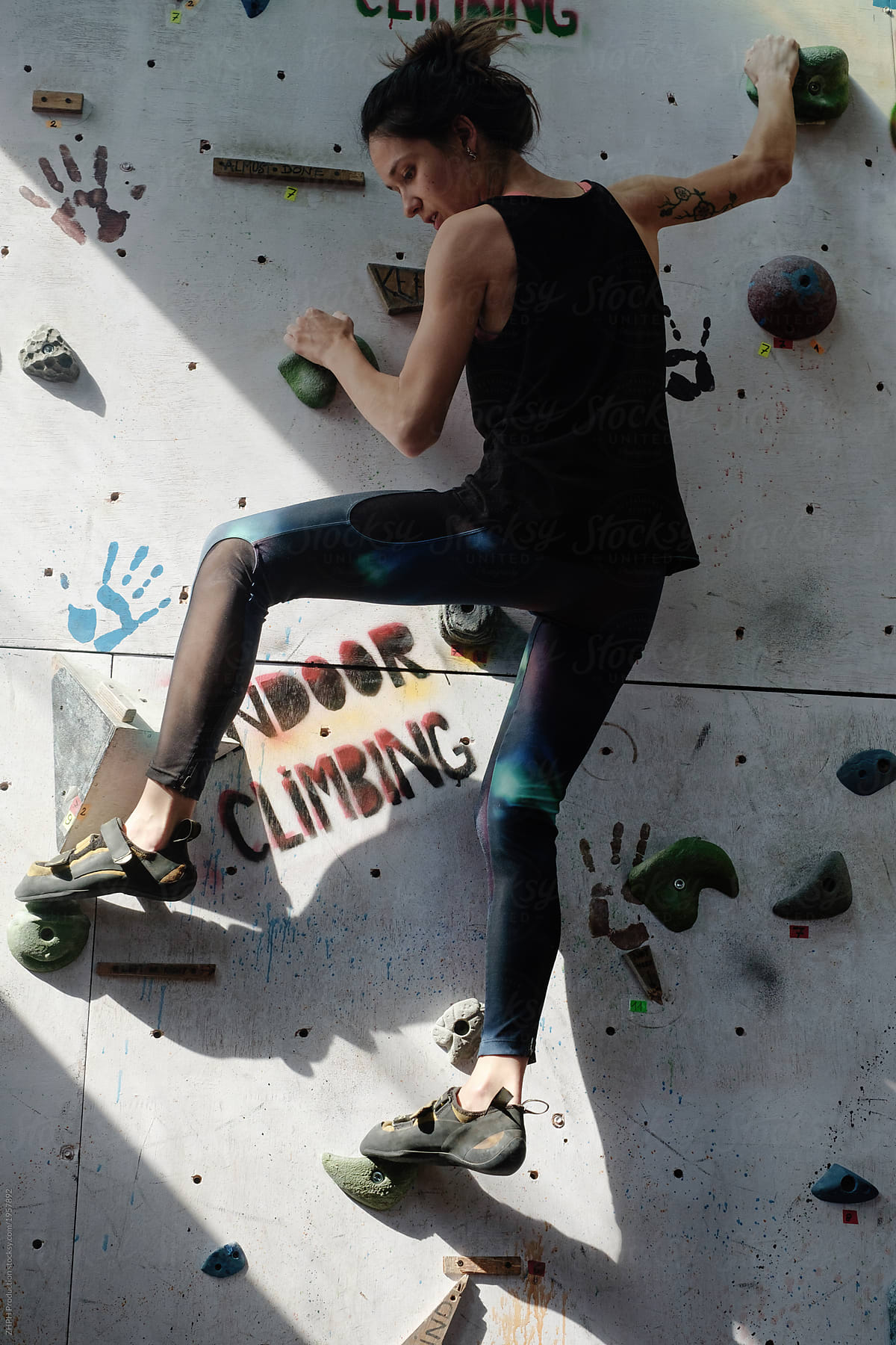 "Indoor Climbing" by Stocksy Contributor "EASY 2 SHOOT" - Stocksy