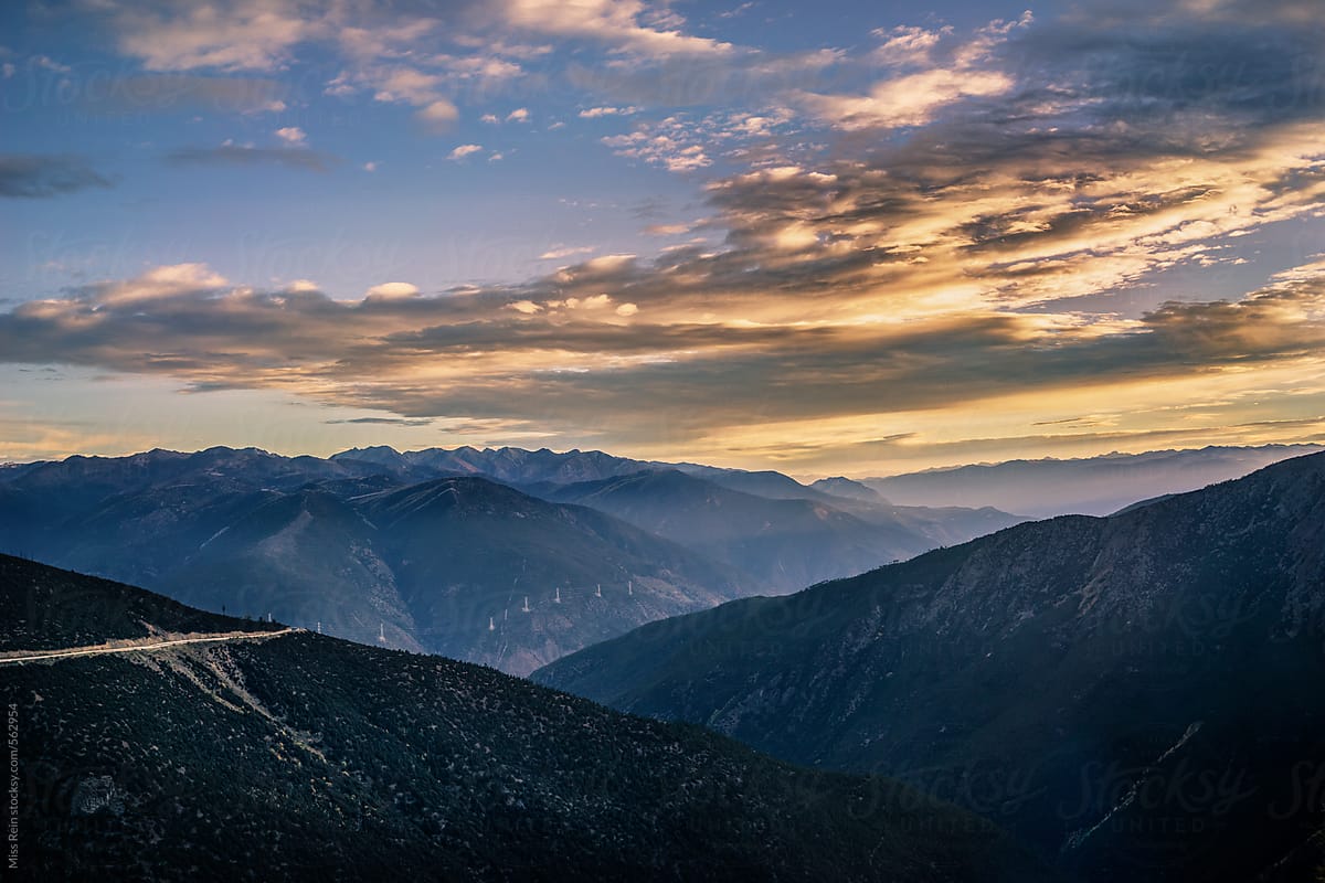 "Sunrise In The Mountains Of The Plateau" by Stocksy Contributor "Rein ...