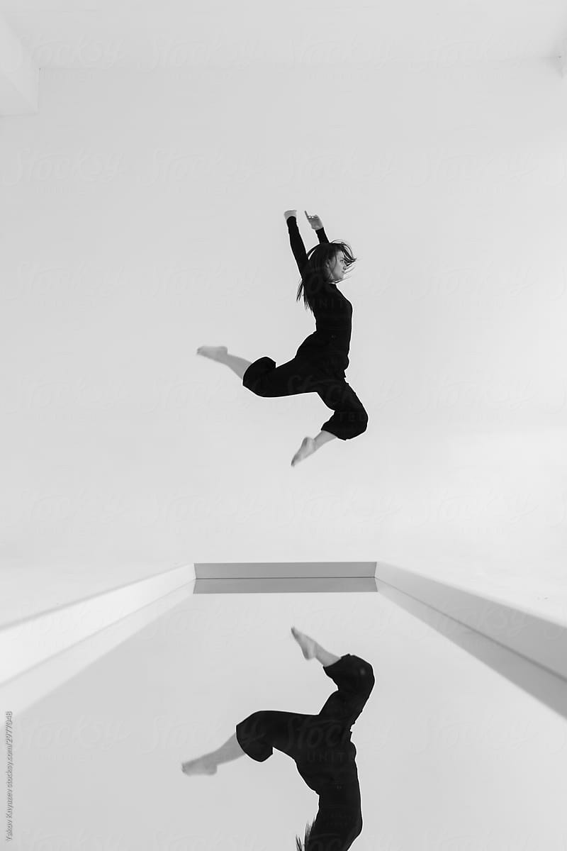 "Dance Freedom - Girl Jumping High" by Stocksy Contributor "Yakov ...