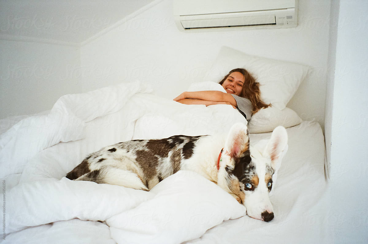 "Sleepy Cozy Morning In Bed At Home" by Stocksy Contributor "Asya ...