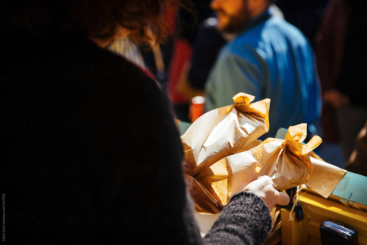 "Wrapped Food Sold On The Street" by Stocksy Contributor "Martí Sans ...