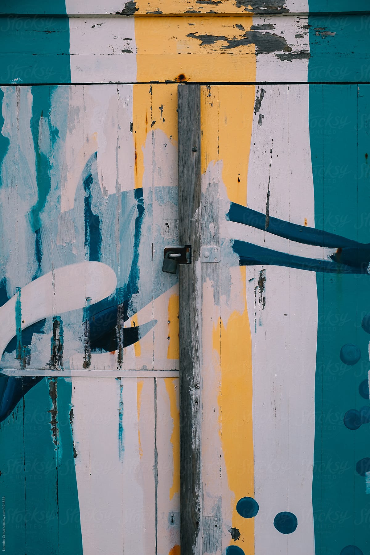 "Painted Old Wooden Boards" by Stocksy Contributor "ohlamourstudio ...