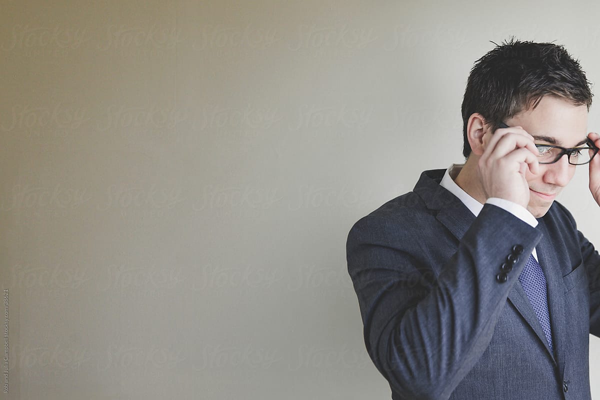 "Portrait Of Business Man In Suit And Tie" by Stocksy Contributor "Rob ...