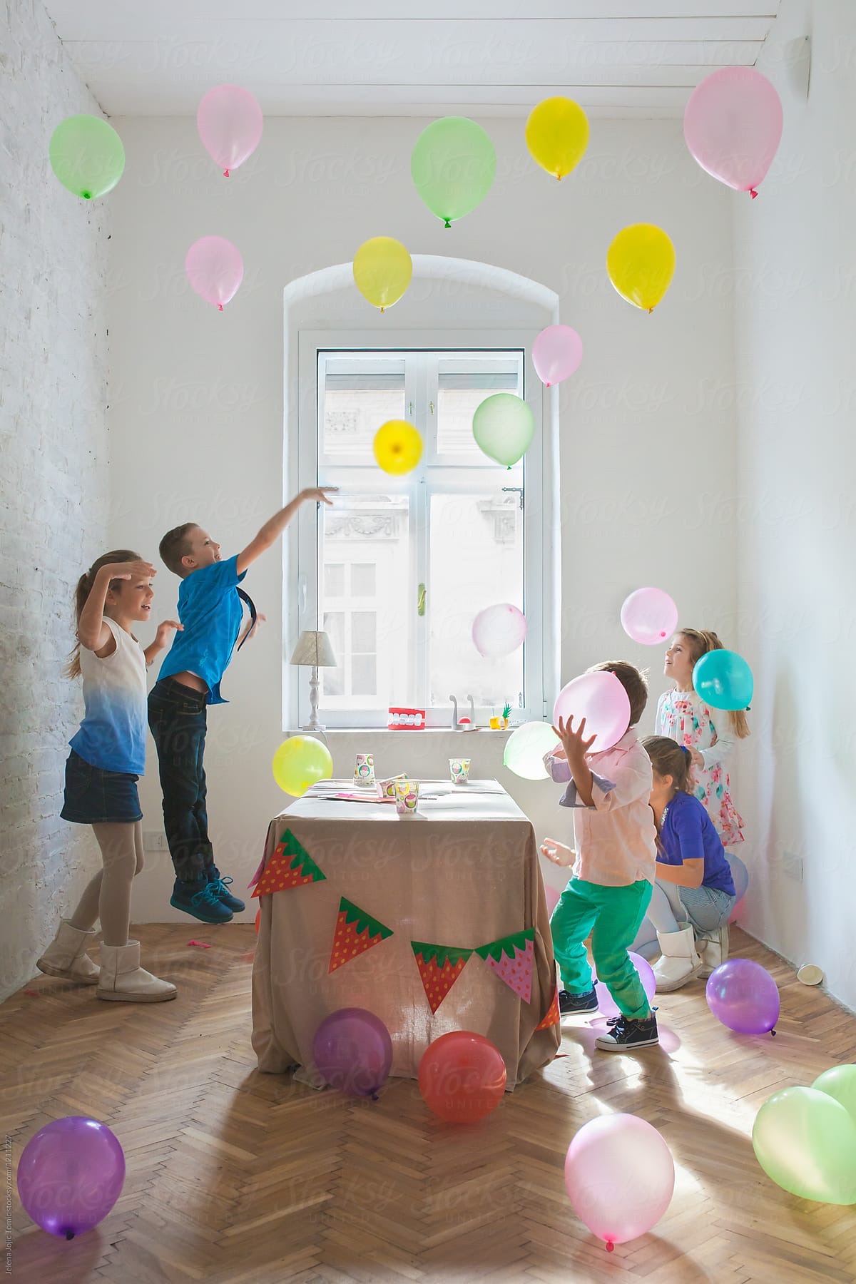 "Children Having Fun At The Birthday Party" by Stocksy Contributor ...