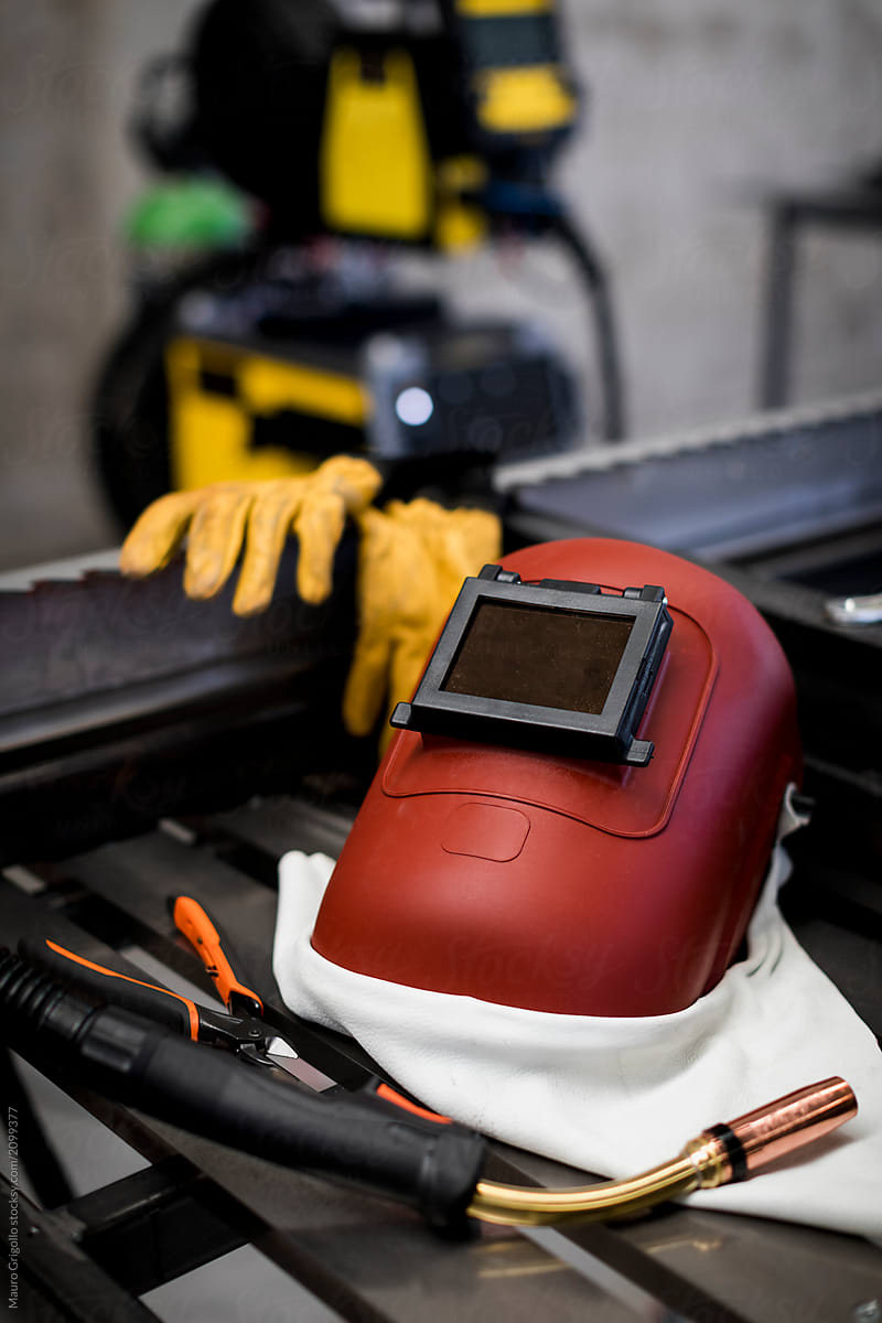 "Welder Work Tools" by Stocksy Contributor "Mauro Grigollo" - Stocksy
