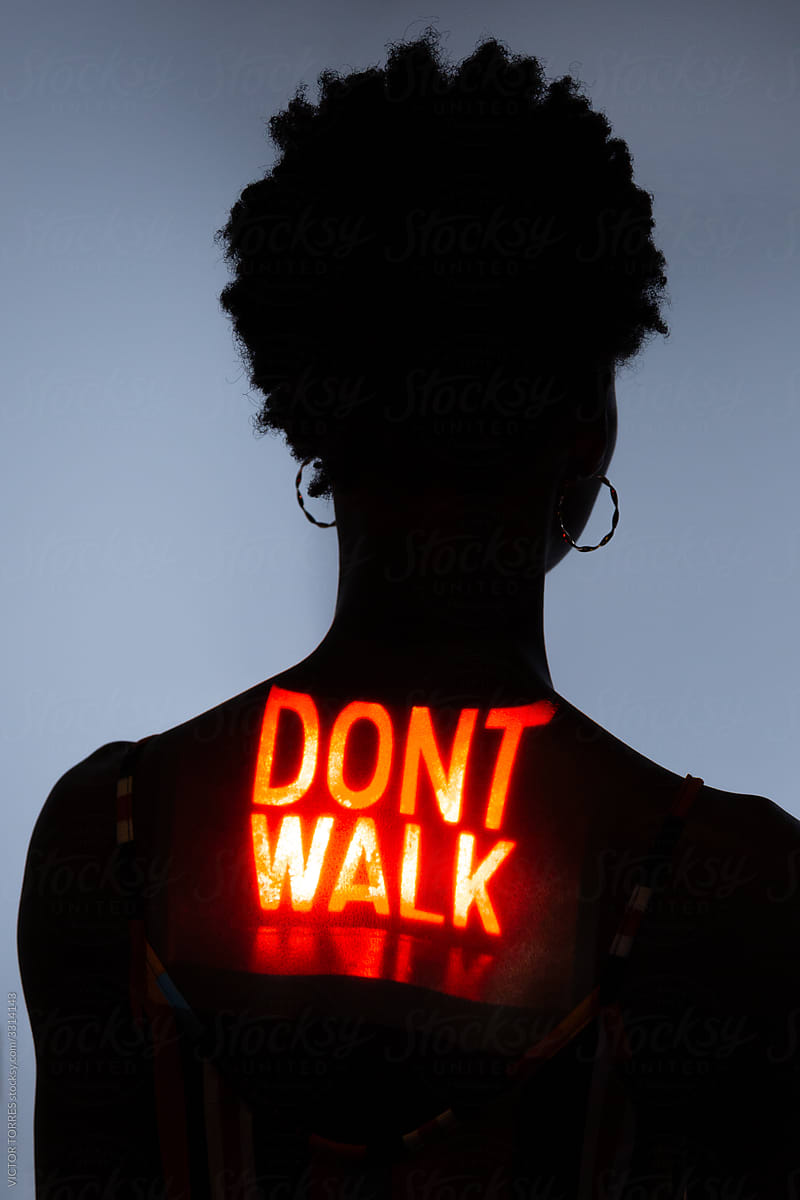 "Afro Woman's Back Posing In The Studio" by Stocksy Contributor "VICTOR ...