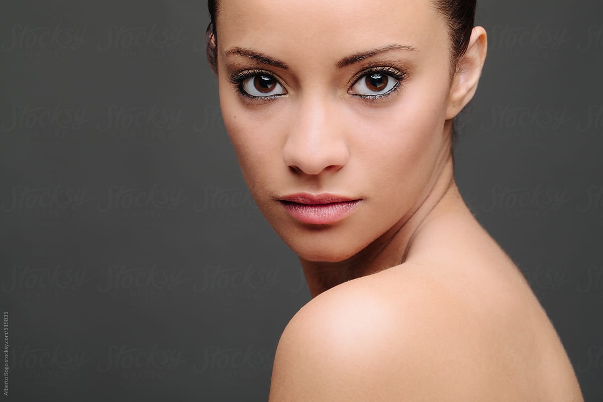 "Beautiful Woman Looking At Camera" by Stocksy Contributor "Studio ...