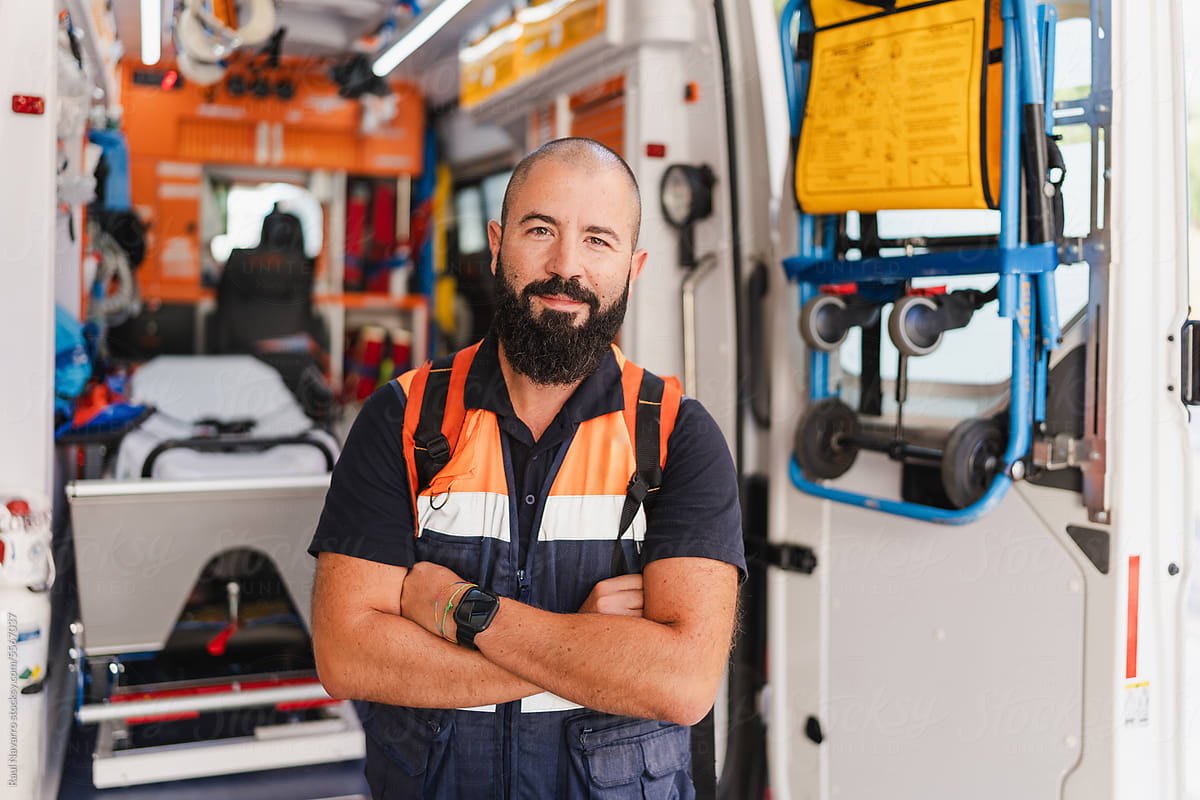 "Portrait Of A Paramedic At Work" by Stocksy Contributor "Raul Navarro ...