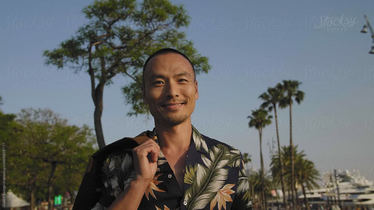 "Smiling Tourist Walking In Barcelona City" by Stocksy Contributor ...