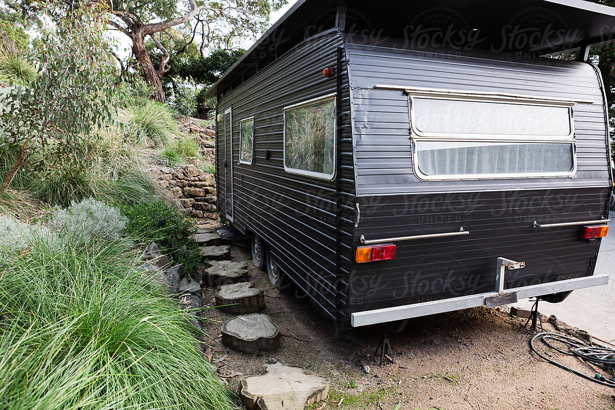 "Steps Leading To A Permanent Retro Caravan" by Stocksy Contributor ...