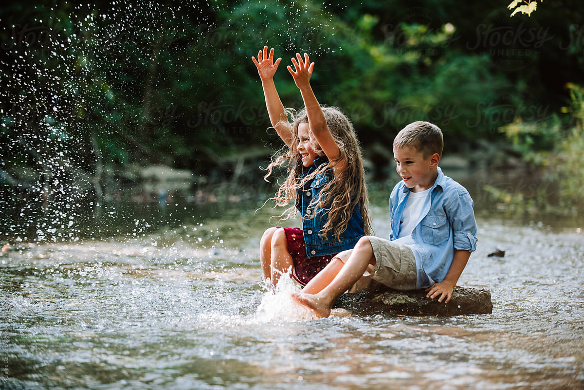 "Creeking" by Stocksy Contributor "Melanie DeFazio" - Stocksy