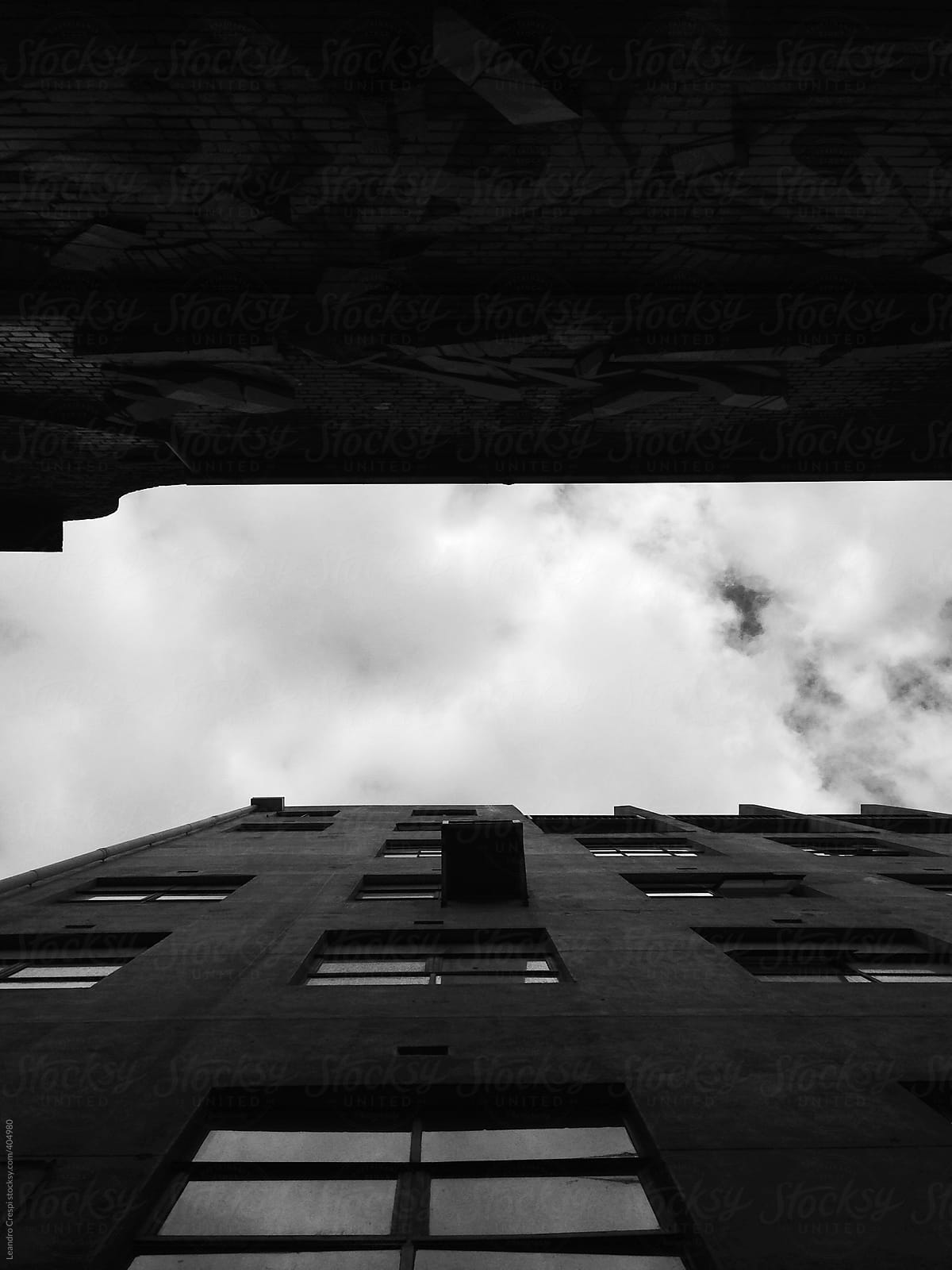 "Architectural, View Of The Sky Between Buildings" by Stocksy ...