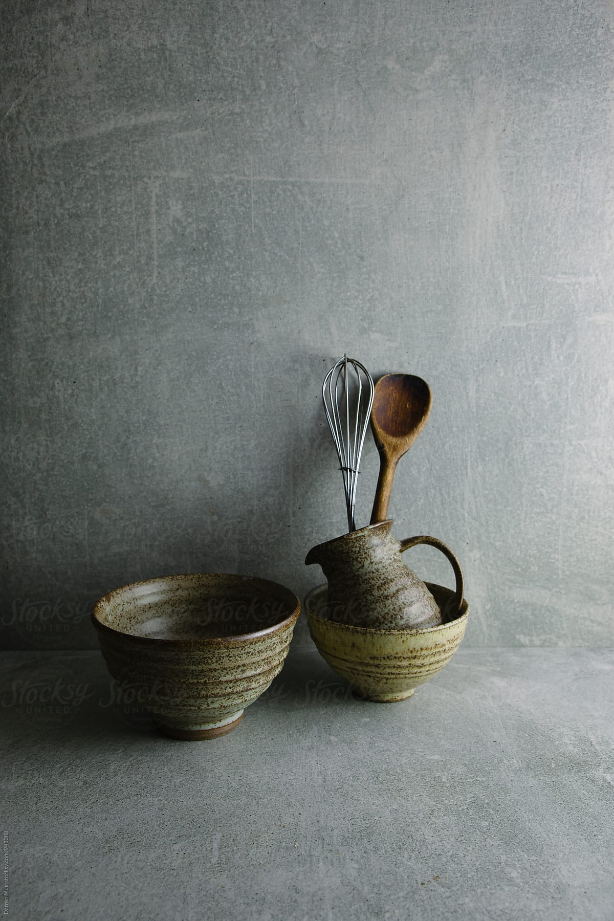 "Stoneware Pottery Still Life." by Stocksy Contributor "Darren Muir ...