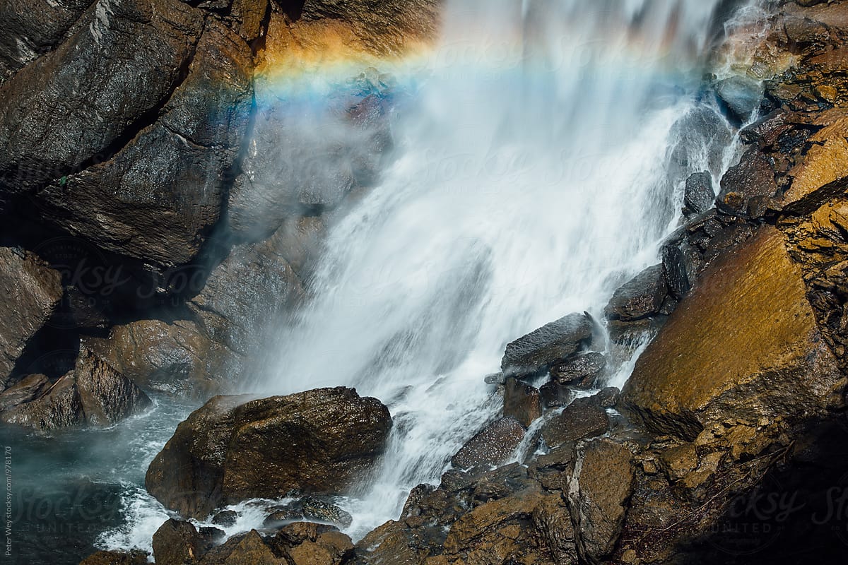 "Berschnerfall Waterfall" by Stocksy Contributor "Peter Wey" - Stocksy