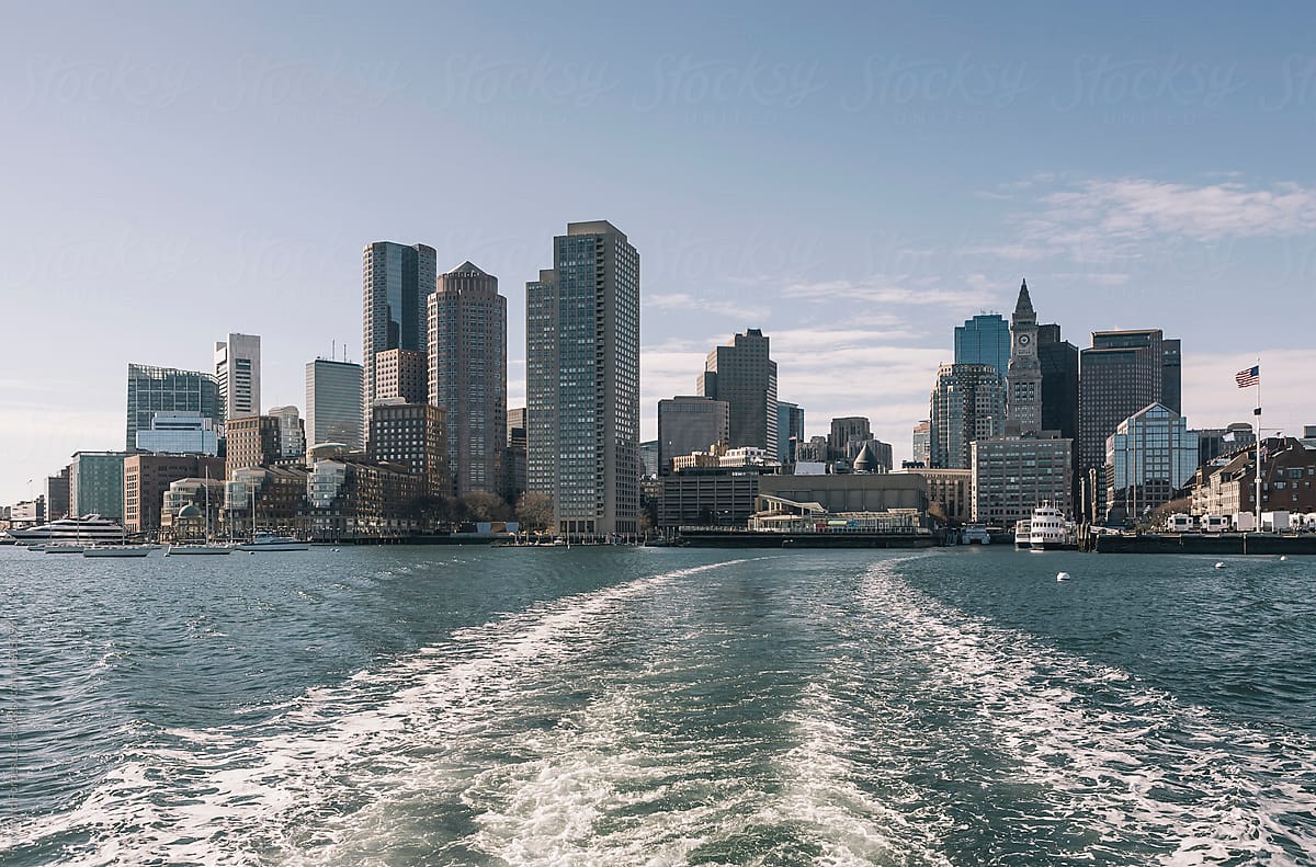 "Departing Boston Harbor" by Stocksy Contributor "Raymond Forbes LLC ...