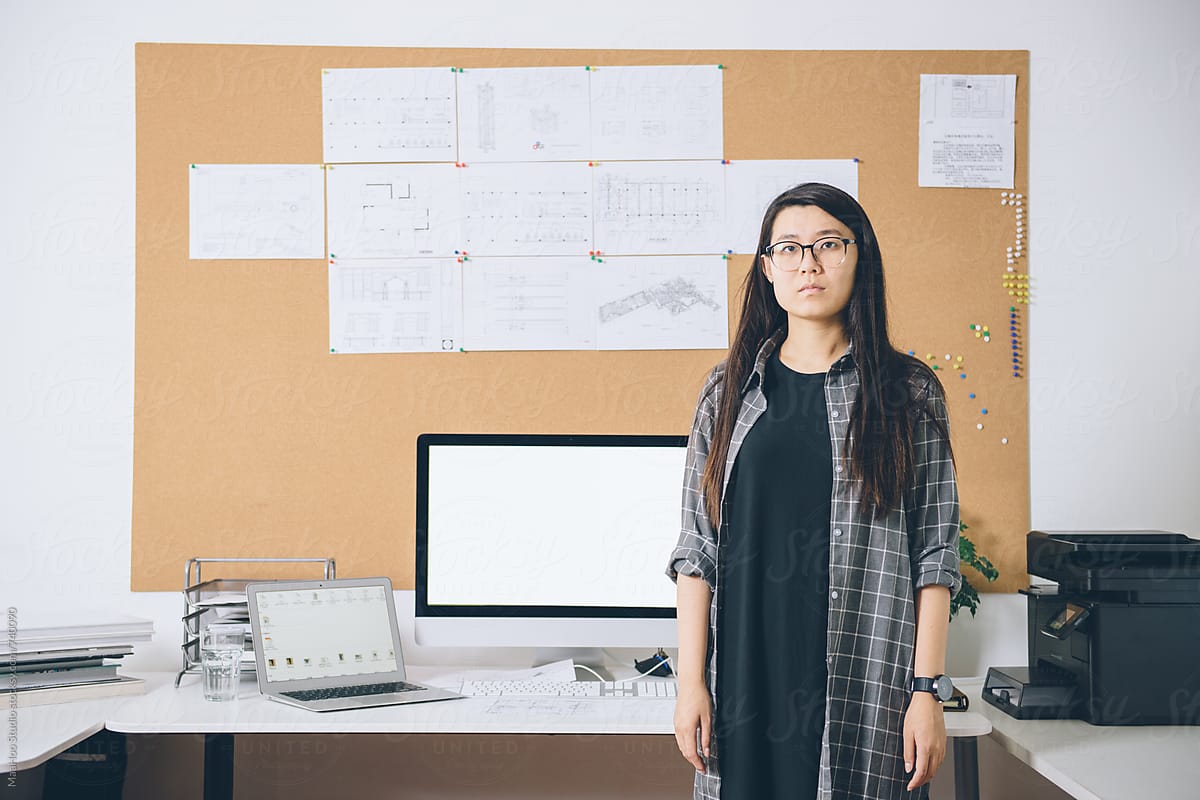 "Portrait Of Graphic Designer" by Stocksy Contributor "MaaHoo" - Stocksy