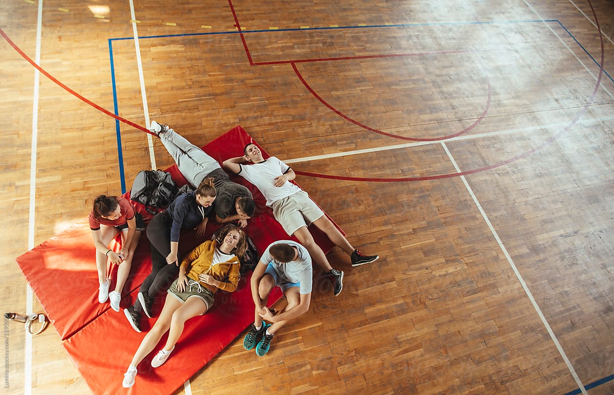 "Group Of High School Students At Gym" by Stocksy Contributor "Lumina ...
