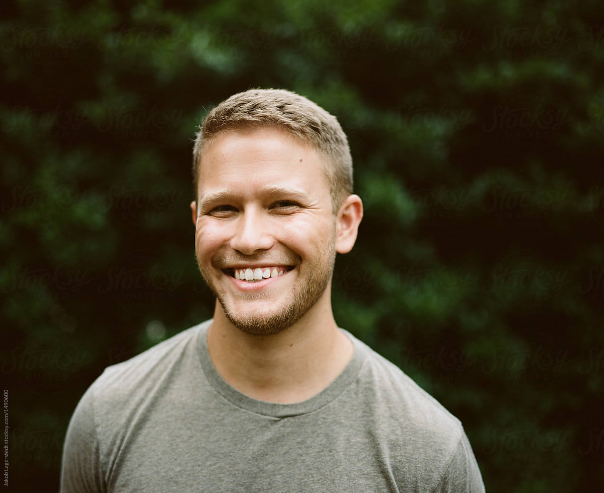 Handsome Young Man Smiling