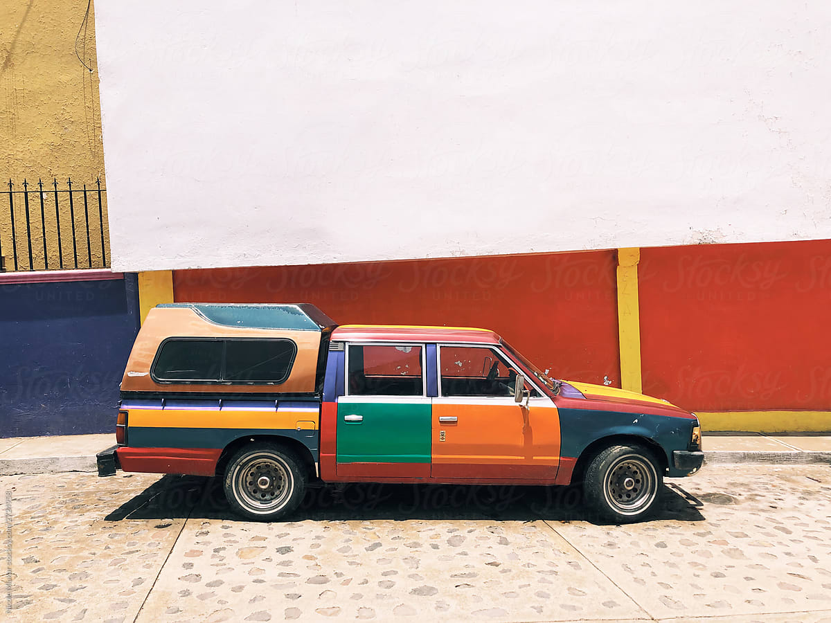 "Multi Colored Truck On Street" by Stocksy Contributor "Nicole Mlakar ...