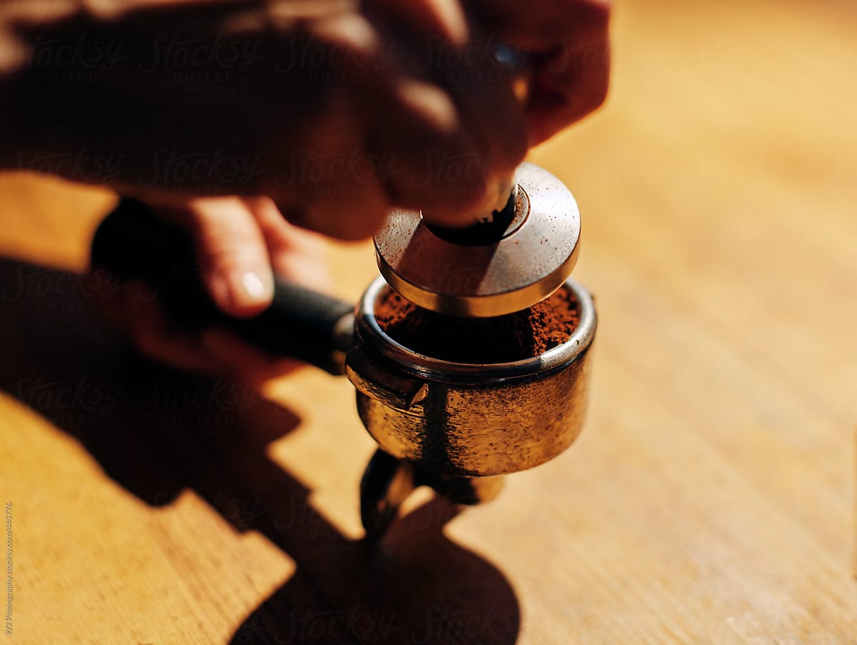 "Barista Making Espresso" by Stocksy Contributor "W2 Photography" - Stocksy