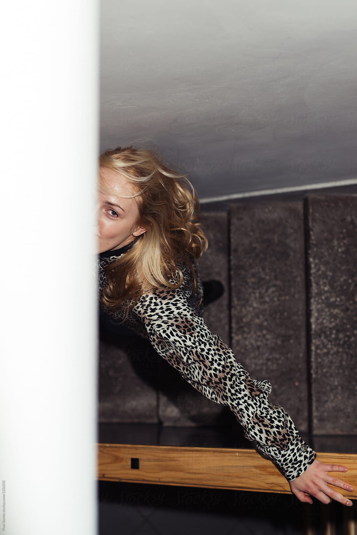 "Young Woman Taking The Stairs While Looking At Camera" by Stocksy ...