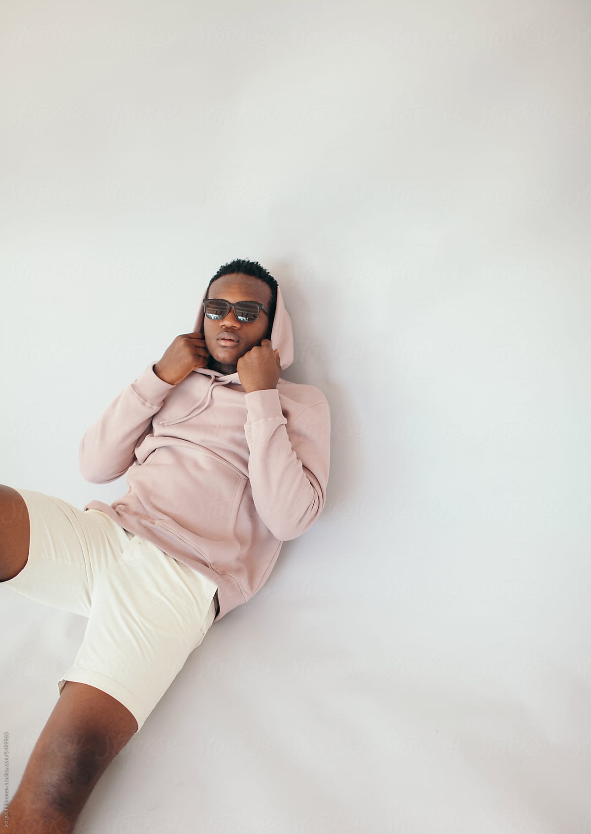 "Studio Portrait Of Black Male Model" by Stocksy Contributor "Serge ...