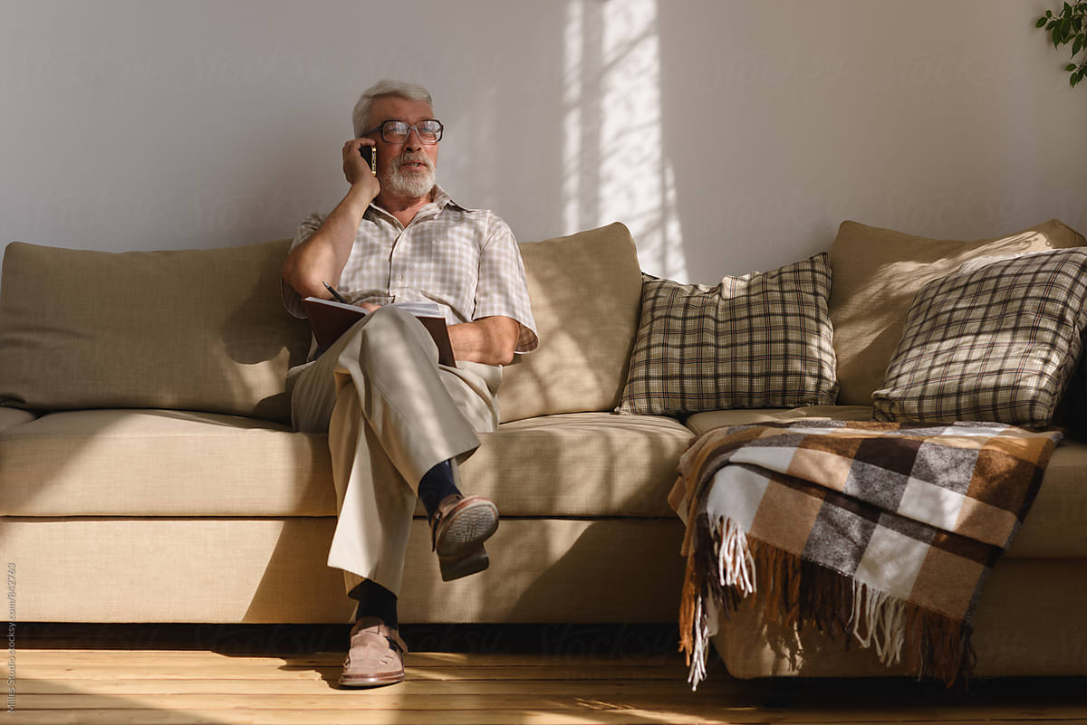 "Old Man At Home" by Stocksy Contributor "Milles Team" - Stocksy