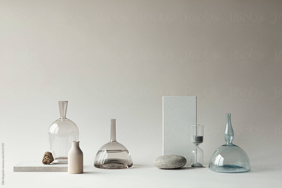 "Glass Vases Mixed With Other Objects" by Stocksy Contributor "Ellie ...