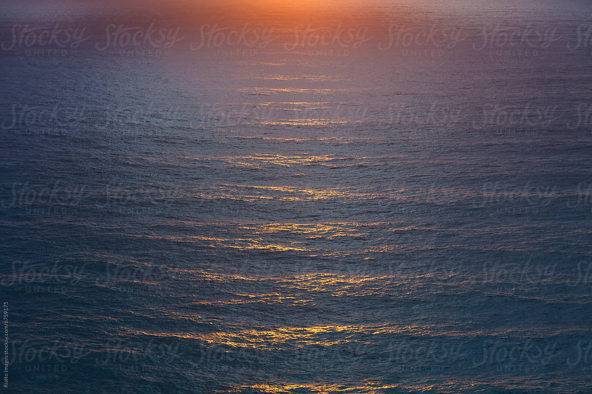 "Vast Ocean Waves At Sunset" by Stocksy Contributor "Rialto Images ...