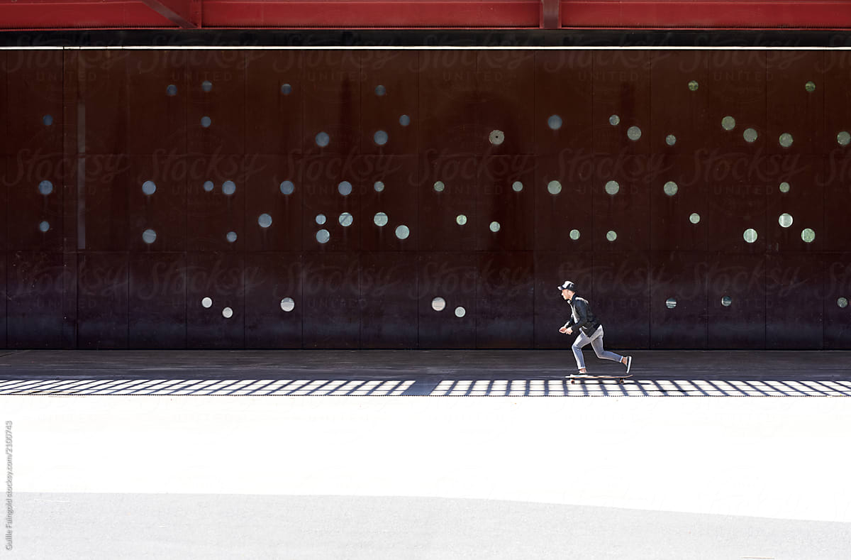 "Skater Riding Board On Street" by Stocksy Contributor "Guille Faingold ...
