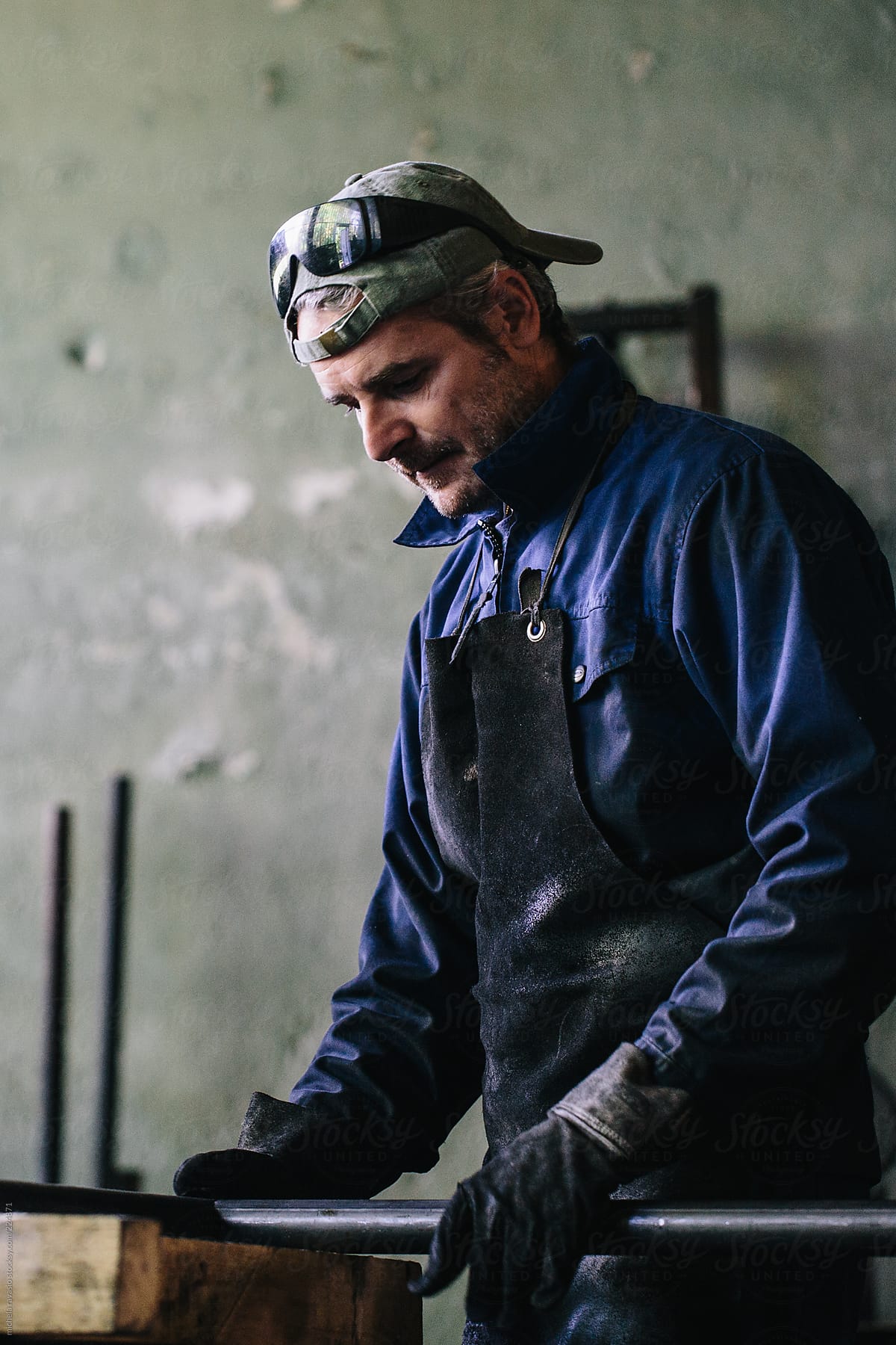 "Portrait Of Craftsman At Work" by Stocksy Contributor "Michela Ravasio ...