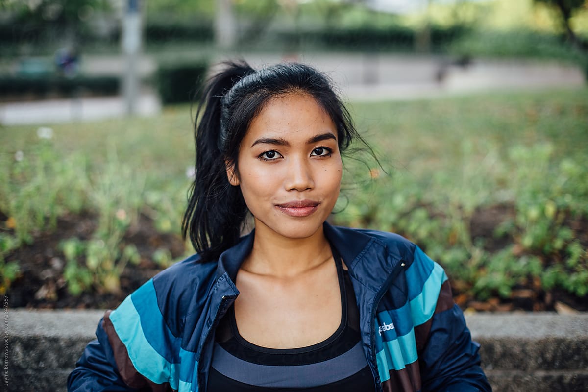 "Portrait Of A Hip Asian Woman In Sportswear" by Stocksy Contributor ...