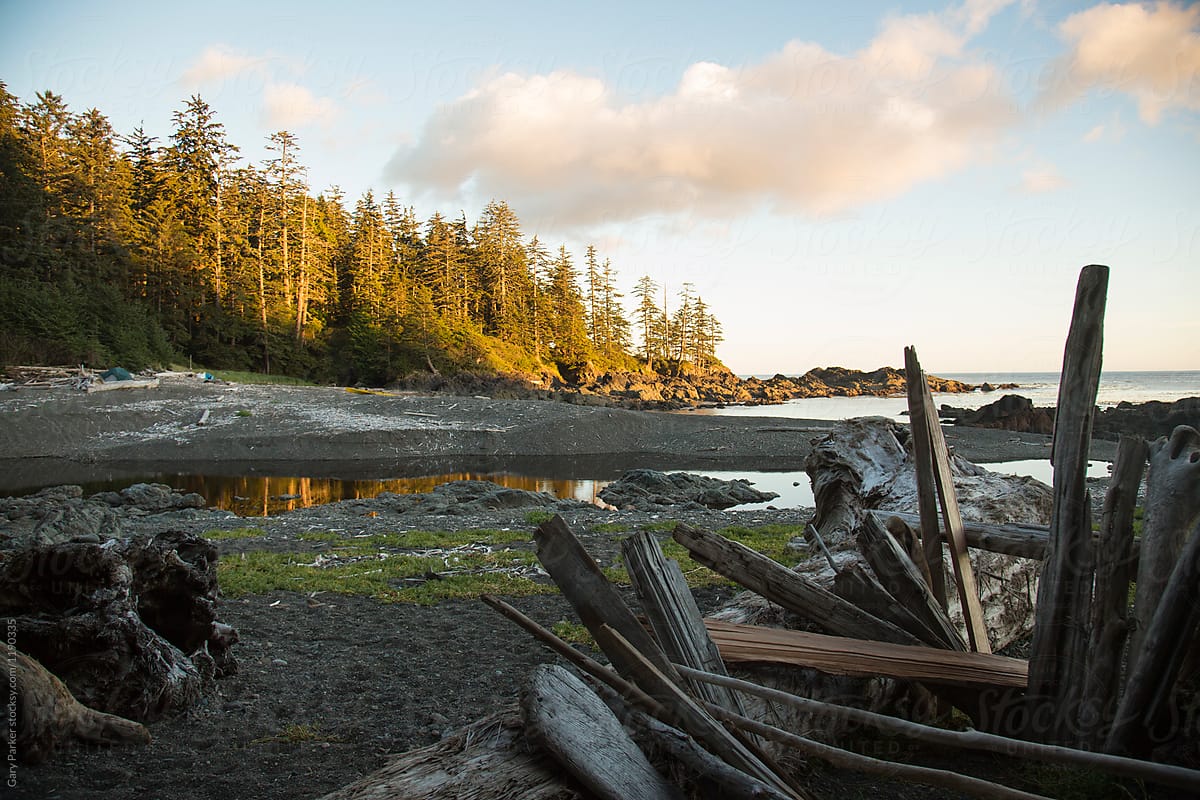 "Canadian Coastal Sunset" by Stocksy Contributor "Gary Parker" - Stocksy