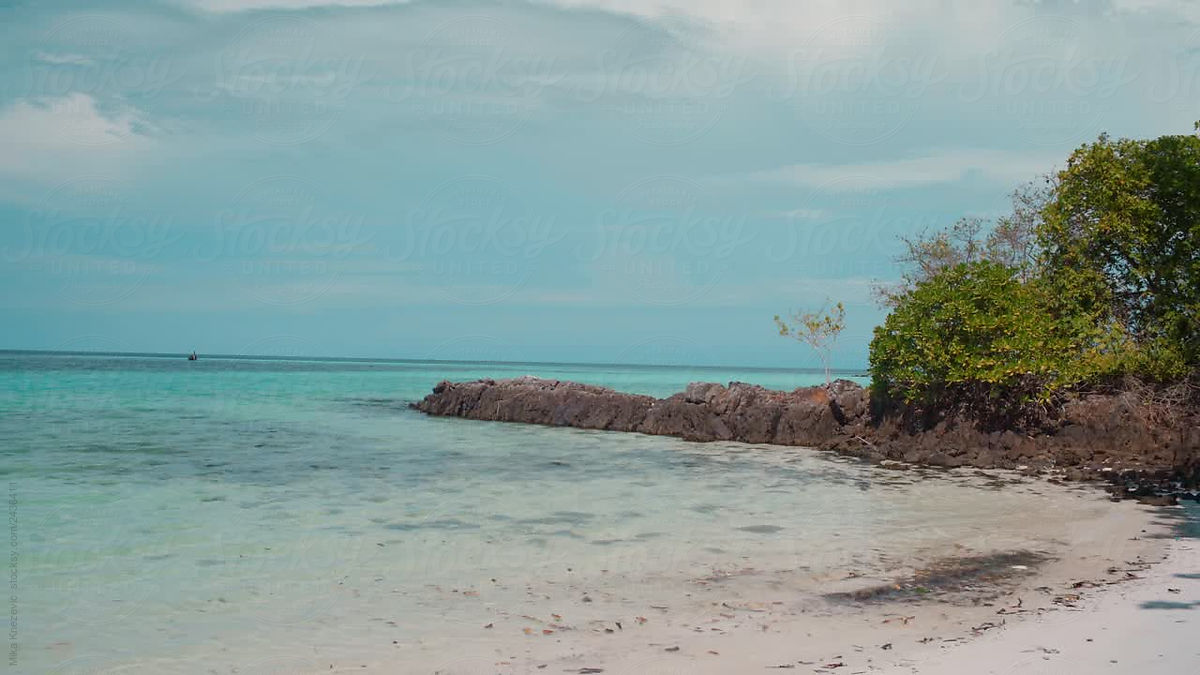 "Andaman Sea And Tropic Sand Beach View" by Stocksy Contributor "Mika ...