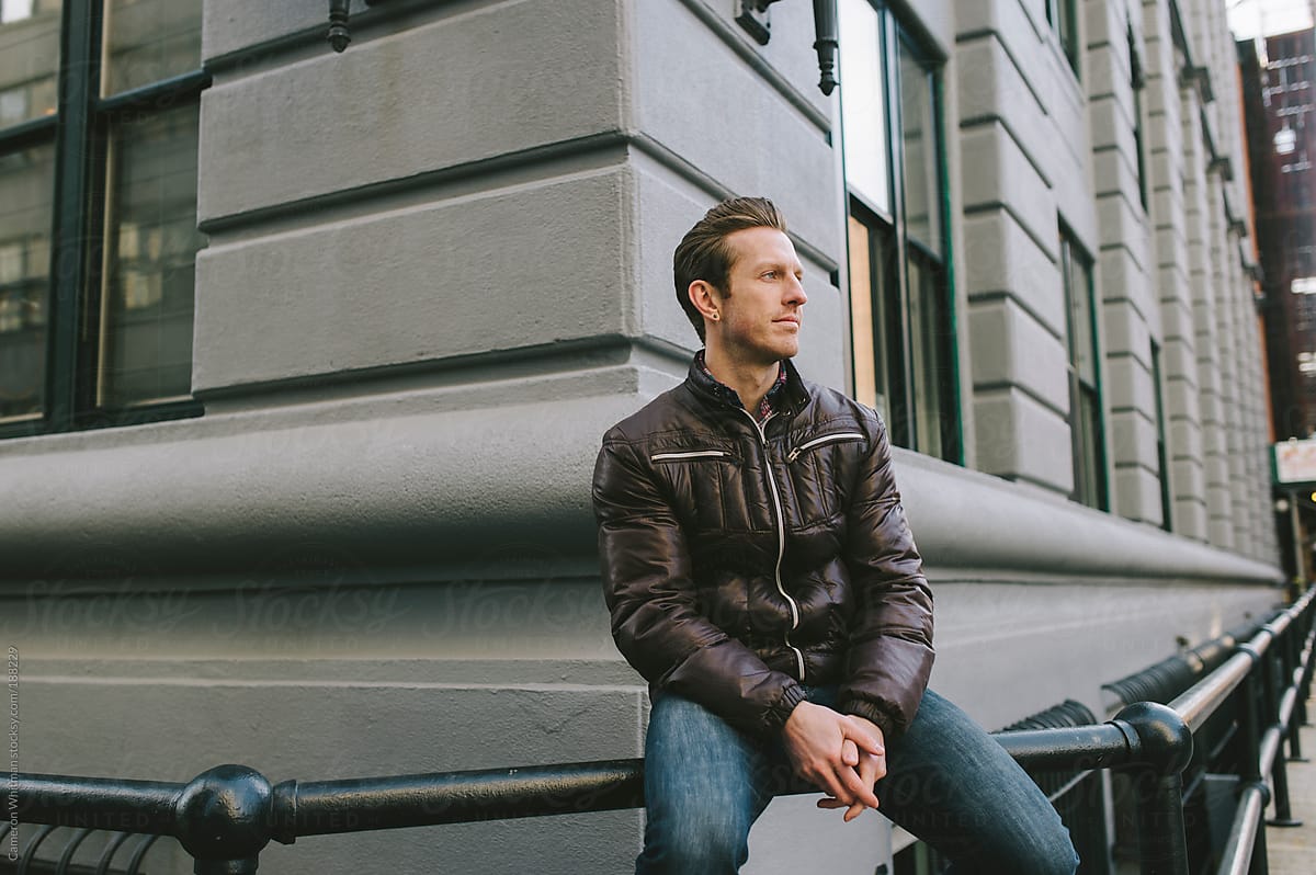 "Waiting At The Corner" by Stocksy Contributor "CWP, LLC" - Stocksy