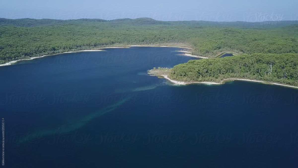 "Drone View Of Lake" by Stocksy Contributor "Gillian Vann" - Stocksy
