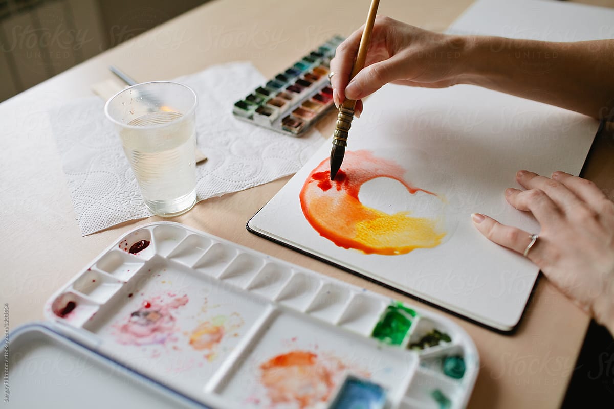 "Professional Female Artist Working" by Stocksy Contributor "Serge ...