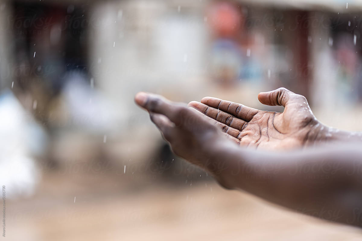 "Hands Of Muslim Man Praying In The Rain" by Stocksy Contributor ...